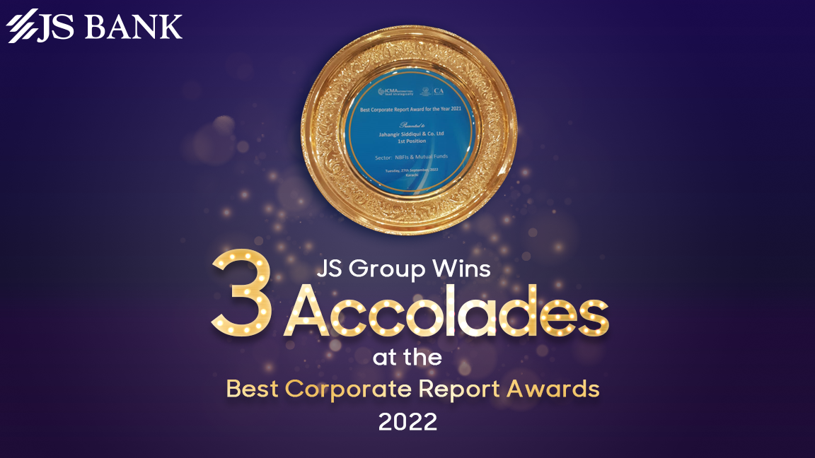 Securing Multiple Accolades at Best Corporate Report Awards | JS Bank